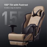 China Mute PU Wheel Racing Gaming Chair with Ergonomics Lumbar Support and Mail Packing for sale