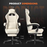 China Modern Design Gaming Chair with Vintage PU Leather and Massage 19
