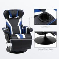 China Customized Logo Availabled Gaming Chair Swivel Style with Lumbar Support and Footrest for sale