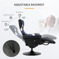 China Customized Logo Availabled Gaming Chair Swivel Style with Lumbar Support and Footrest for sale