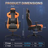 China OEM ODM Acceptable Ergonomic Game Office Chairs with Lumbar Support for sale