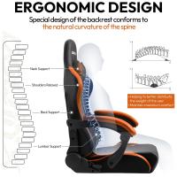 China Modern Design Style Swivel Chair Gaming Chair with Footrest and Adjustable Features for sale