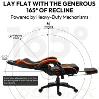 China Modern Design Style Swivel Chair Gaming Chair with Footrest and Adjustable Features for sale