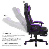 China Ergonomic Gaming Chair with Footrest and 360 Swivel/ Height Adjust/Recliner Function for sale