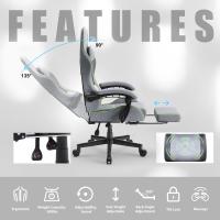 China 350LBS Reinforced Base Big and Tall Ergonomic Office Computer Chair with 3 Gas Lift for sale