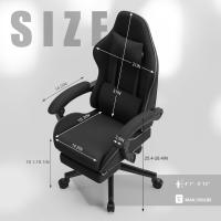 China 350LBS Weight Capacity Big and Tall Gaming Chair Product Dimensions 22