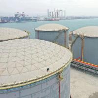 China Aluminum Geodesic Dome Roof for Water & Oil Storage Tanks - 15-20 Year Service Life with 90% Emissions Reduction for sale