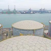 China Aluminum Geodesic Dome Roof for Water & Oil Storage Tanks - 15-20 Year Service Life with 90% Emissions Reduction for sale
