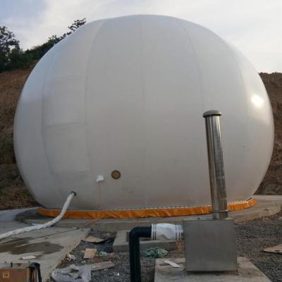 China MONDES Flexible Double Membrane Gas Holder with 15-25 Year Service Life and Zero Pollution Design for sale