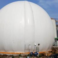 China MONDES Flexible Double Membrane Gas Holder with 15-25 Year Service Life and Zero Pollution Design for sale