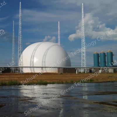 China Free Standing Double Membrane Biogas Storage Tank - 50% Cost Savings vs Steel, 3-Year Membrane Warranty for Industrial Gas Handling for sale