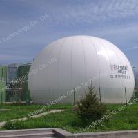 China OEM Ground Mounted Double Membrane Biogas Holder 50m³ to 20000m³ Capacity Anti-Corrosion Auto Control System for sale