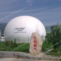 China OEM Ground Mounted Double Membrane Biogas Holder 50m³ to 20000m³ Capacity Anti-Corrosion Auto Control System for sale