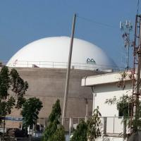 China Roof Top Dual Membrane Biogas Storage Balloon - 20,000 m³ Capacity, 20 mBar Pressure, Quick Installation for sale