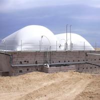 China Rectangular Double Membrane Biogas Storage Tanks with 10-Year Membrane Warranty and High Pressure Capacity for sale