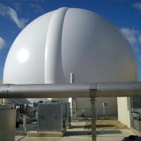 China Quick Installation Dual Membrane Biogas Balloon For Biogas Project Anti UV for sale