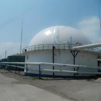 China Roof Top Dual Membrane Biogas Storage Tanks For Anaerobic Digestion Installations for sale