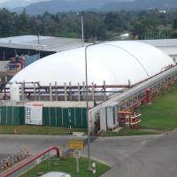 China Rectangular Dual Membrane Biogas Storage Tanks With Clamping Profile Set for sale