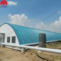 China Rectangular Dual Membrane Biogas Storage Tanks With Clamping Profile Set for sale