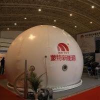 China Tear Resistant Polyester Fabric Dual Membrane Biogas Storage Tanks On Ground for sale