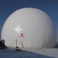 China Ground Mounted Dual Membrane Biogas Balloon With Capacity 50 – 20000m3 for sale