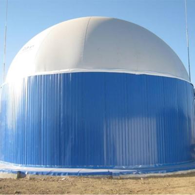 China PVC Cover Round Shapes Biogas Storage Tanks Spark Resistant Fast Installation for sale