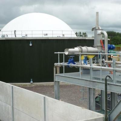 China Rim Mounted Double Membrane Biogas Holder Tank UV Stable CE Certified for sale