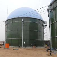 China Rim Mounted Double Membrane Biogas Holder Tank UV Stable CE Certified for sale