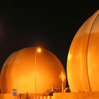 China Sphere Air Supported Structure Biogas Holder with Double Membrane for sale