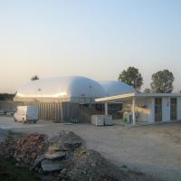 China Rectangular Double Membrane Biogas Holder System For Lagoon Covers Design for sale