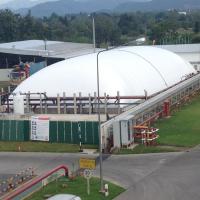 China Rectangular Double Membrane Biogas Holder System For Lagoon Covers Design for sale