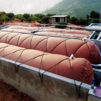 China Red Mud Reinforced Membrane Biogas Cover On Lagoon UV protection for sale