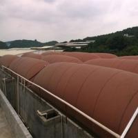 China Red Mud PVC Membrane Biogas Cover Airproof For Versatile Storage Solution for sale