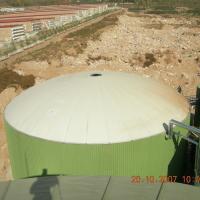 China White PVC foil Single Membrane Biogas Cover Flame Resistant for sale