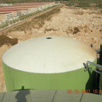 China White PVC foil Single Membrane Biogas Cover Flame Resistant for sale