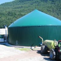 China PVC Foil Single Membrane Biogas Cover Customized Design For Steel Or Concrete Tanks for sale