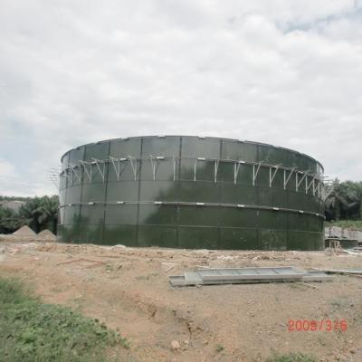 China GFS Technology Bolted Steel Storage Tank With Two Layer Enamelled Sheets Coated for sale