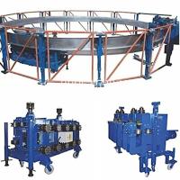 China Galvanized Steel Lipp Silo Forming Machine / Silo Making Machine High Productivity for sale