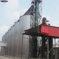 China Spiral Steel Storage Silo Tank For Grain , Cement Storage Silo Corrosion Resistant for sale
