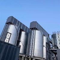 China Spiral Steel Storage Silo Tank For Grain , Cement Storage Silo Corrosion Resistant for sale