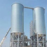 China Custom Capacity Spiral Steel Storage Silo With Cone Shaped Bottom for sale