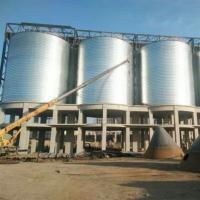 China Custom Capacity Spiral Steel Storage Silo With Cone Shaped Bottom for sale