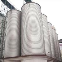 China Custom Capacity Spiral Steel Storage Silo With Cone Shaped Bottom for sale