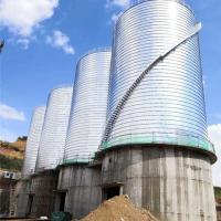 China Easy Installation Reinforcement Spiral Silo For Cement Storage for sale