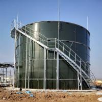 China Flat or Domed Roof Bolted Water Storage Tanks with NSF/ANSI 61 Standards for Industrial Applications for sale