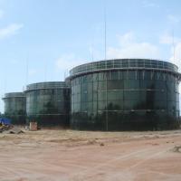 China Corrosion Proof Bolted Steel Storage Tank For Waste Water Customized Size for sale