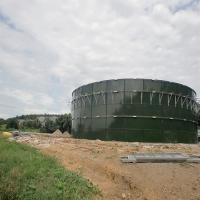 China Corrosion Proof Bolted Steel Storage Tank For Waste Water Customized Size for sale