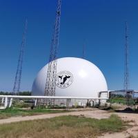 China Free Standing Double Membrane Biogas Holder - PVC Coated Fabric Storage Tank with 18-Month Warranty and 10-Year Membrane Replacement for sale