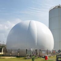 China 20000m³ Double Membrane Biogas Storage Tank 3mbar-20mbar Pressure Range with 10-Year Warranty for sale