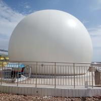 China Double Membrane Biogas Holder with 20-20000m3 Capacity and 3-25mbar Pressure Range for sale